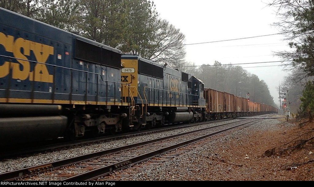 CSX SD50-2's 2483 and 2475
